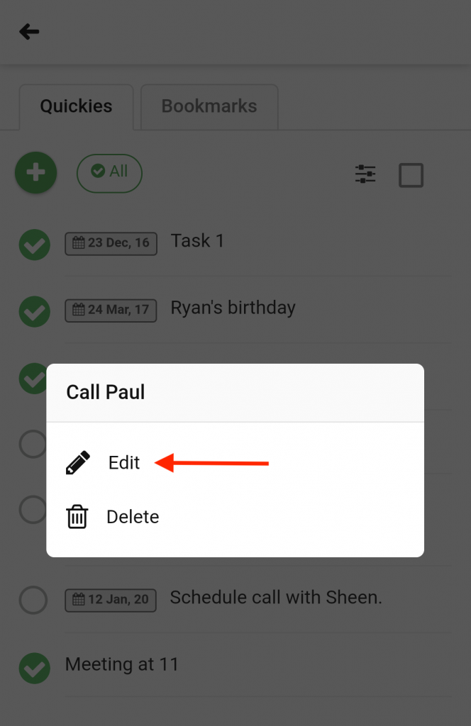 Quickies- ProofHub Mobile Help