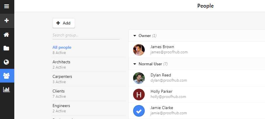 Introduction to People - ProofHub Help & Support