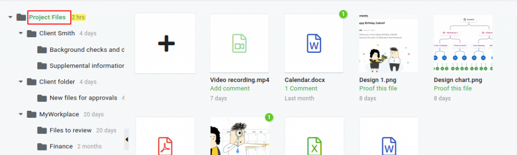 Introduction To Files- ProofHub Help And Support