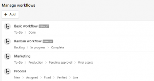 Manage workflows - ProofHub Help & Support
