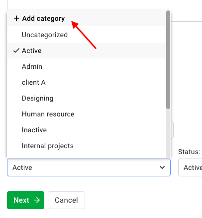 Project Categories - ProofHub Help & Support
