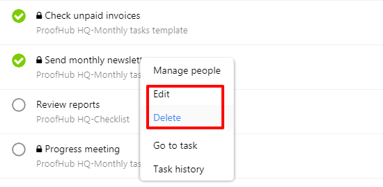 All Tasks Proofhub Help And Support