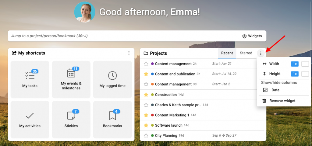 Me View - ProofHub Help & Support