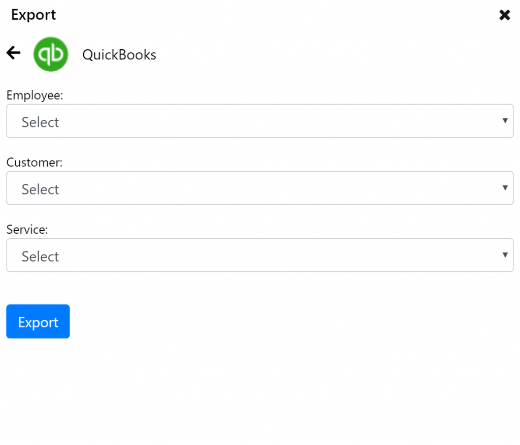 Export timesheet using Quickbooks - ProofHub Help