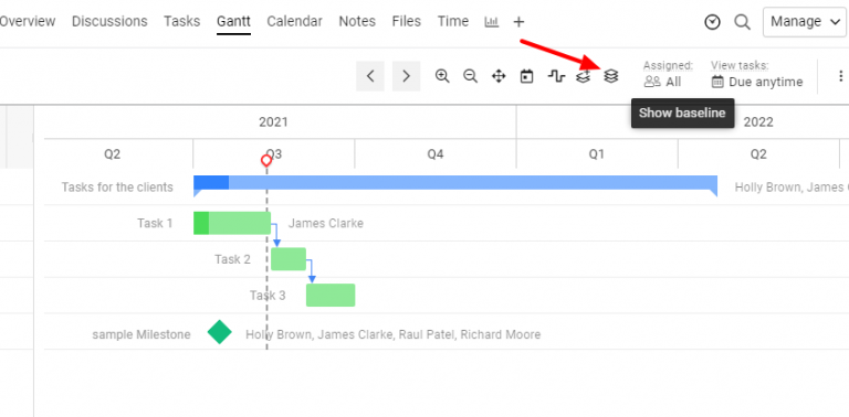 Gantt Baseline - ProofHub Help