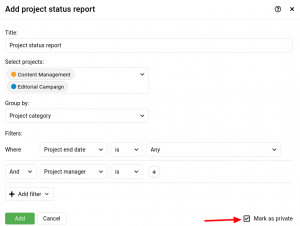 Project Status Report - ProofHub Help