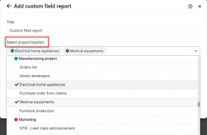 Custom Field Report - ProofHub Help