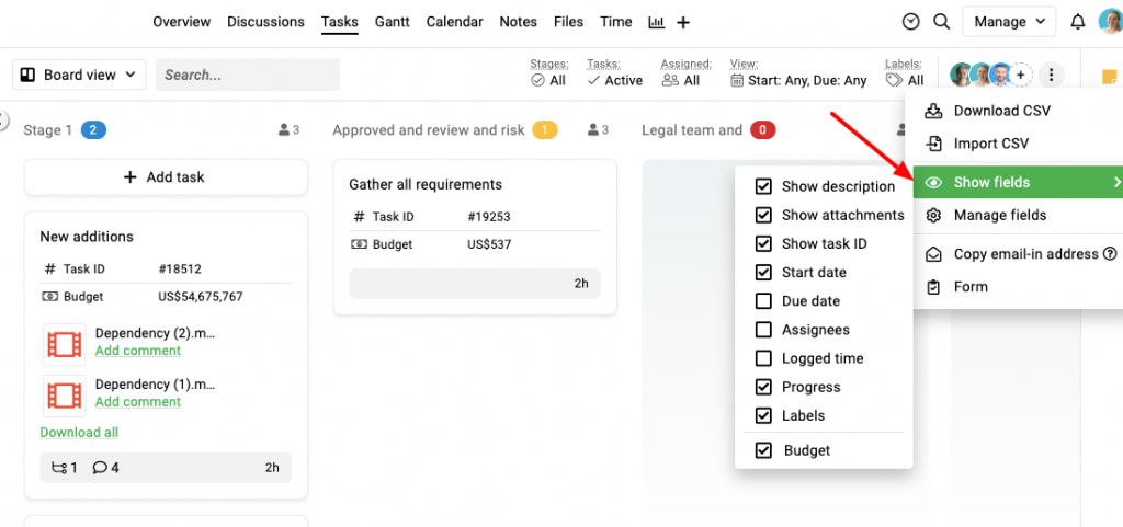 Kanban view - ProofHub Help